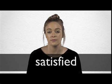Satisfied 的 简体中文 Translation 柯林斯 英语 汉语词典
