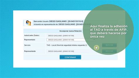 Tutorial ¿cómo Adherir Servico Tad En La Web De Afip Youtube