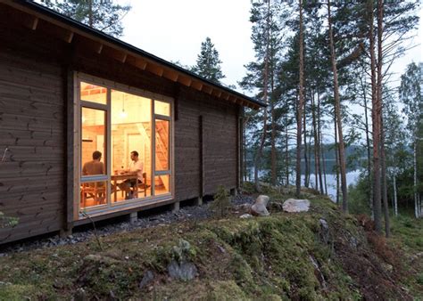 Beautiful Lakeside Cabin Puts A Fresh Spin On The Traditional Finnish