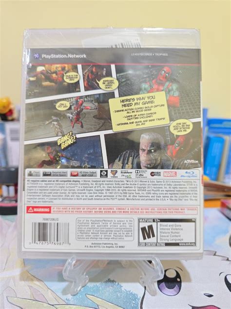 Ps3 Deadpool 3 Sealed Rare Video Gaming Video Games Playstation On