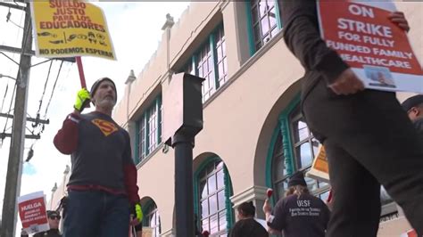 Sfusd Schools Closed Wednesday As Teachers Strike Enters Day 3 Nbc