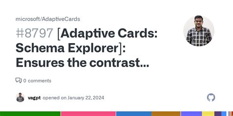 [adaptive Cards Schema Explorer] Ensures The Contrast Between Foreground And Background Colors