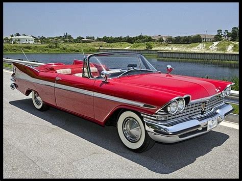 1959 Plymouth Sport Fury Convertible In Flame Red Mecum Auctions