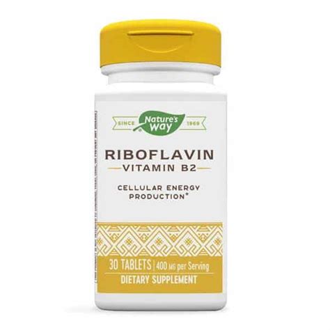 Vitamin B2 Riboflavin 400 Mg Natural Herbs Market United Kingdom