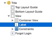 Ios Container View Not Visible On View But Inside The TableView