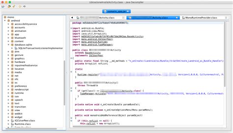 Android Decompiling 11 Jar Xamarin Mpicit