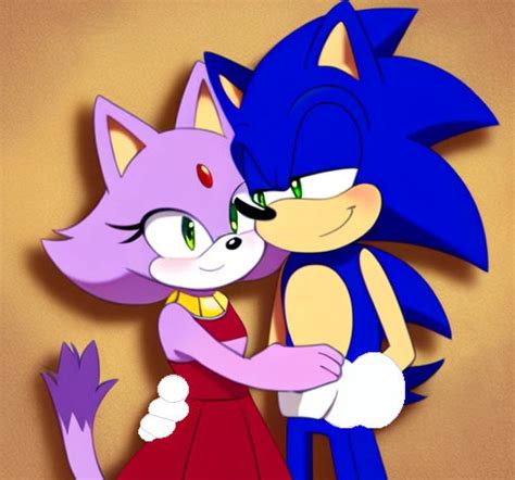 Sonaze Sonic And Blaze Dance To Soft Music By Angeloq On Deviantart