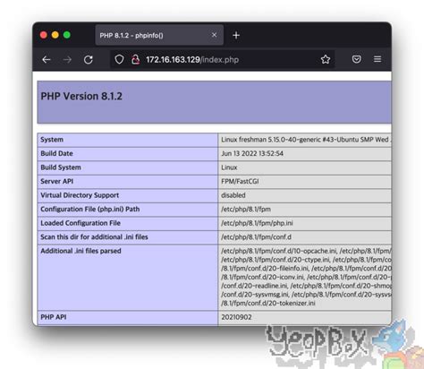 우분투ubuntu 2204 Server Php Nginx 설치기 Yeopbox