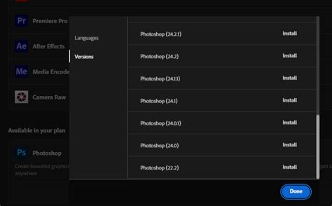 Windows Settings Showing Uninstalled Version Of Ph Adobe Product