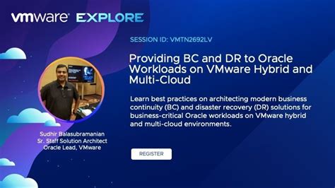 Manjunath Murthy On Linkedin Providing Bc And Dr To Oracle Workloads On Vmware Hybrid And Multi