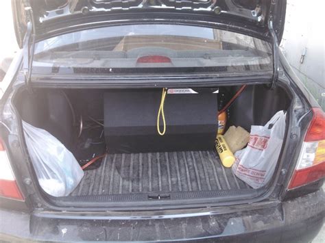 Сабвуфер в тачку — Hyundai Accent (2G), 1,5 л, 2007 года | автозвук ...
