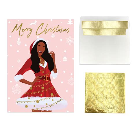 Christmas Girl Christmas Card