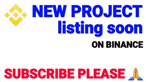 Binance Listing New Project Problemcare Youtube
