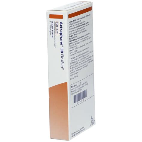 Actraphane® 30 Flexpen® 100 Ieml 5x3 Ml Mit Dem E Rezept Kaufen