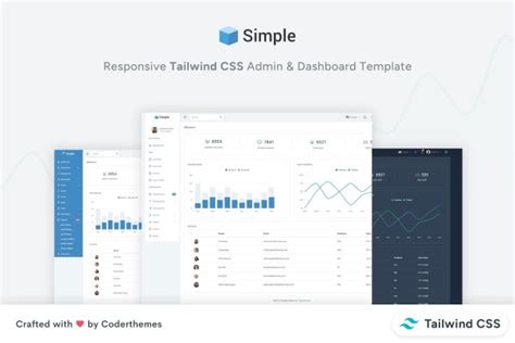 Simple Tailwind Css Admin And Dashboard Template Simple Admin Is A Tailwind Css Based Premium