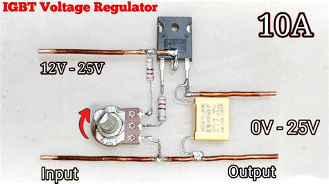 0 24v 10a voltage regulator with igbt youtube
