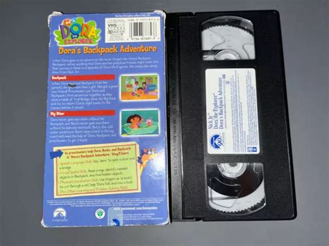 Dora The Explorer Doras Backpack Adventure Vhs 2002 993