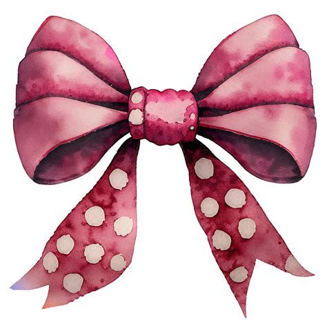 Download Ai Generated Bow Watercolor Royalty Free Stock Illustration Image Pixabay