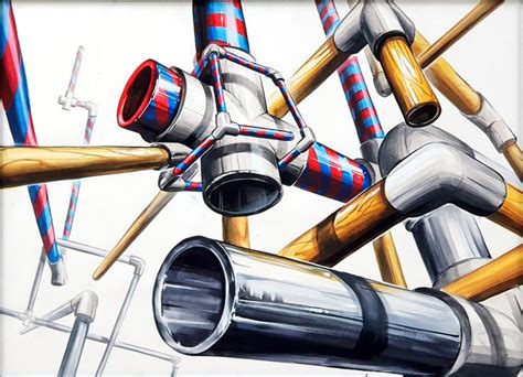 2019 건국대 실기대회 기초디자인 동상 수상작 배관 그림 디자인 커뮤니케이션디자인