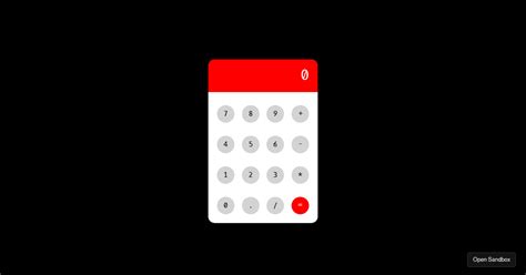 Calculator Codesandbox