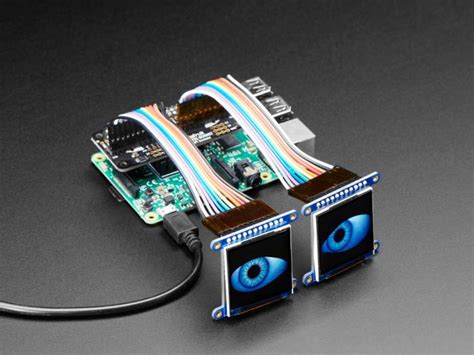 Köp Adafruit Animated Eyes Bonnet exkl Raspberry Pi till rätt pris electrokit