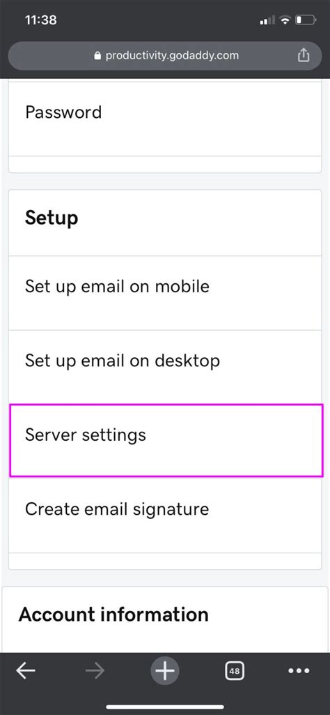 How To Set Up Godaddy Email On An Iphone