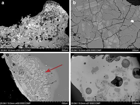 Sem Bse Micrographs Showing The Microstructure Of Other Samples A Download Scientific