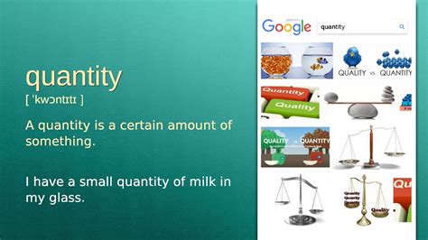 Quantity B1 Level English Vocabulary Lesson Youtube