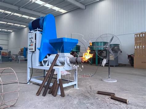 Quality 250kg H Sawdust Briquette Machine For Charcoal Processing Line
