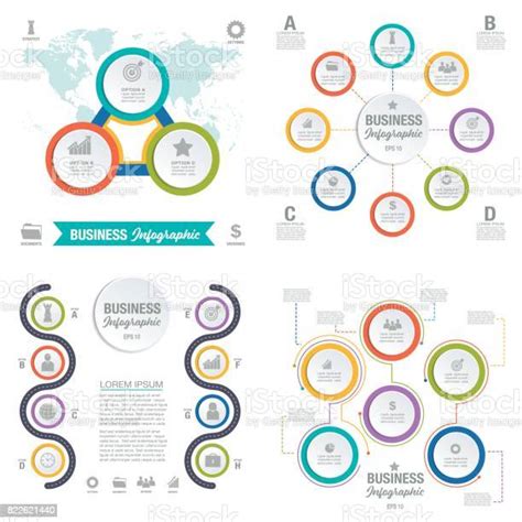 3d 원형 및 Iocns와 비즈니스 Infographic 서식 파일 그래프에 대한 스톡 벡터 아트 및 기타 이미지 그래프 기업 재무와 산업 다이어그램 Istock