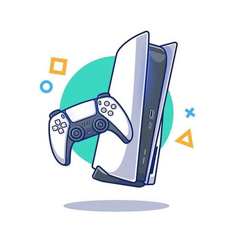 Playstation 5 Illustration Playstation 5 Drawing Easy Ps5 Clip Art