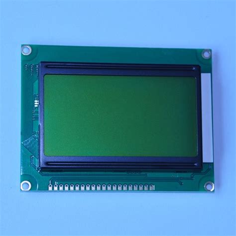 X Monochrome Custom COB Module STN Yellow Green LCD Display With PCB Board