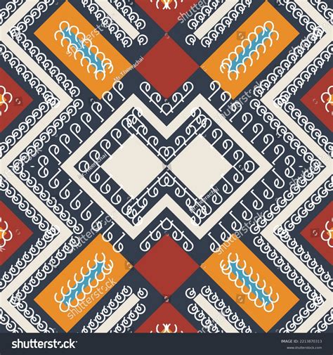 Ethnic Design Drawing Philippines Traditional Ethnic Stock Vector Royalty Free 2213870313