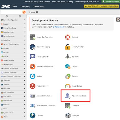 How To Create A New Cpanel Account In Whm Servercake India