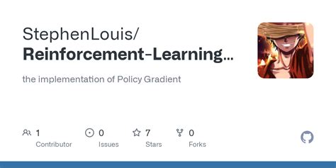 Github Stephenlouisreinforcement Learning Policy Gradient The
