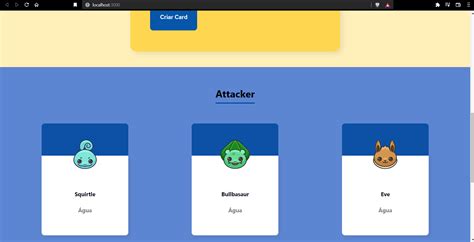 Fiz A Minha Versão De Pokemon React Desenvolvendo Com Javascript