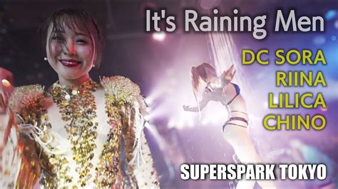 スーパースパーク東京（63angel）its Raining Men ≪dcそら・りいな・りりか・ちの≫ 最前列 【4k】 Super