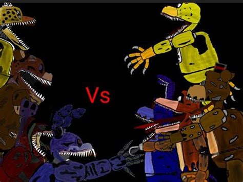 Dc2fnaf Fight Demented Animatronix Vs Corrupted Youtube