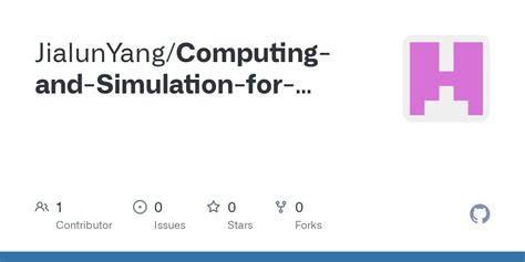 Github Jialunyangcomputing And Simulation For Autonomy