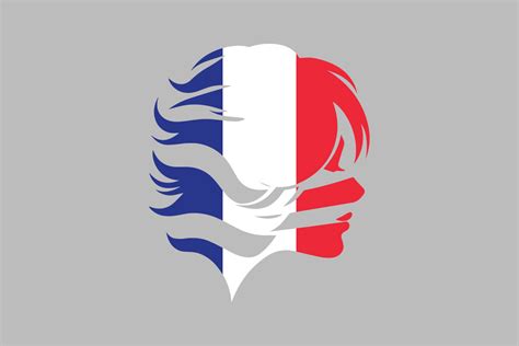 France Flag And Girls Shape Graphic By Breakingdots · Creative Fabrica