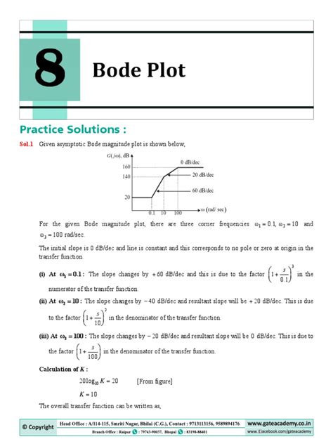 Ch 8 Bode Plot Pd Sol Pdf Signal Processing Electromagnetism