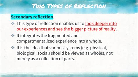 Lesson 4 Philosophical Reflection For Hand Outspdf