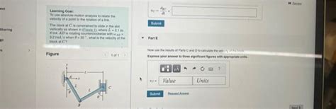 Solved Absolute Motion Analysis Setup And Solve Learning