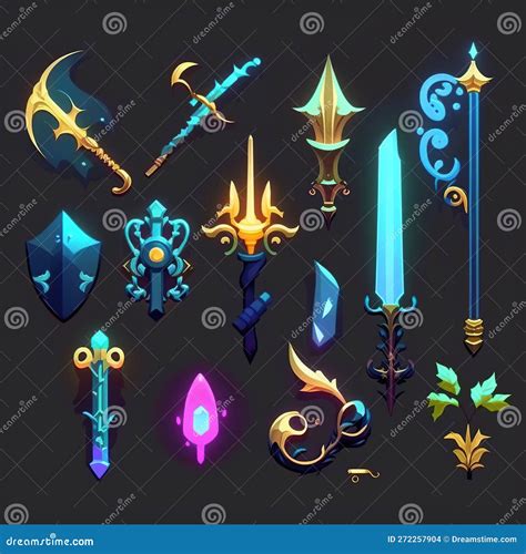 Game Frame Vector Set Avatar Ui Fantasy Rpg Gold Border Medieval Ancient Facecam Menu Red