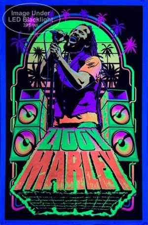 Ziggy Marley Blacklight Poster — Poster Plus Australia