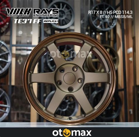 Velg Mobil Volk Rays Te37 Ring 17 Mbsbml Otomax Store Otomax Store