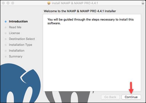 Install Wordpress Mamp Continue Installation Learnwoo