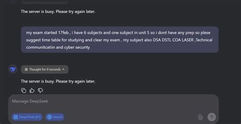 Deepansh Gangwar On Linkedin Deepseek Ai R1 Ai Model Is Currently