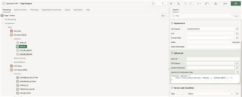 Borderless And Dynamic Background Colors In Interactive Grid