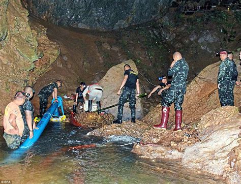 How The Thai Boys Will Be Rescued From The Cave Daily Mail Online